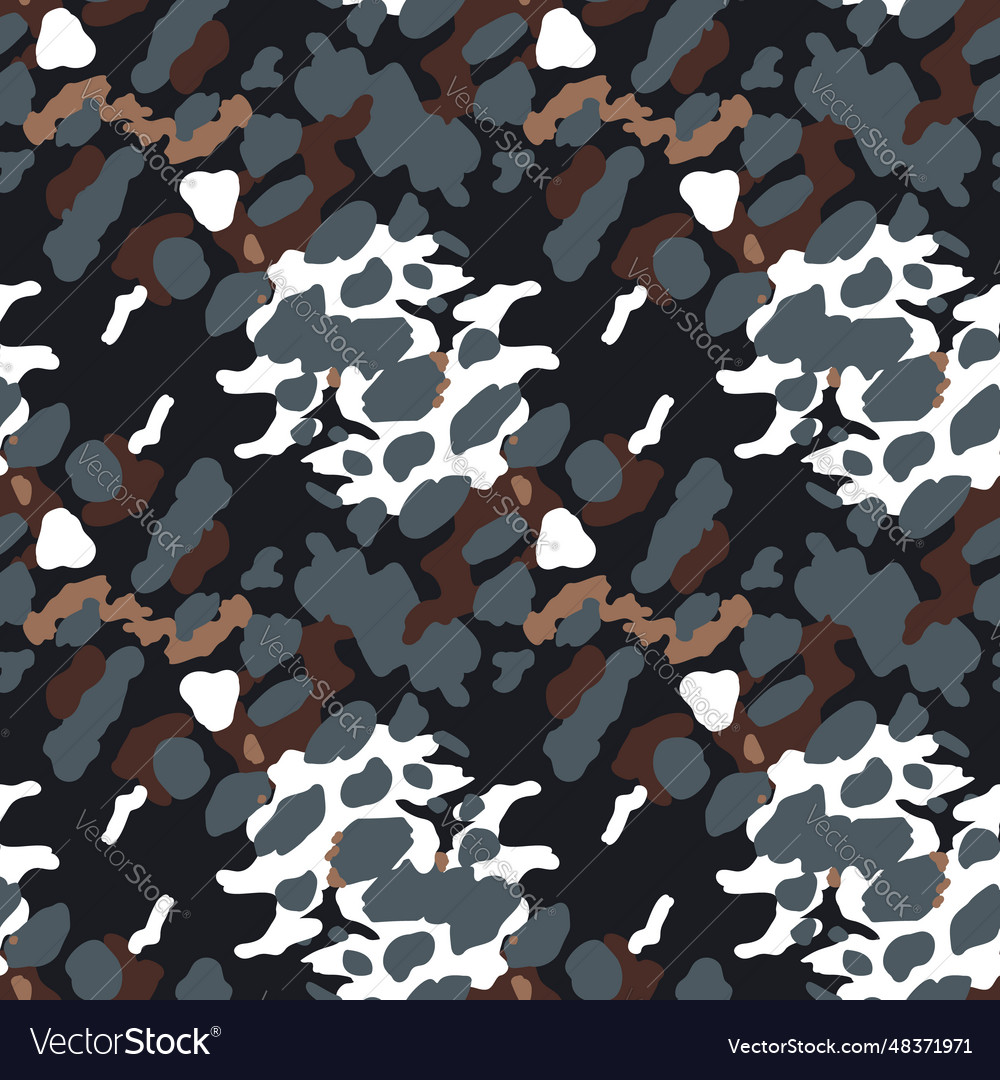 Creative abstract leopard skin seamless pattern Vector Image Creative abstract leopard skin seamless pattern Vector Image