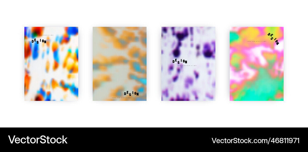 Set of cover templates Royalty Free Vector Image