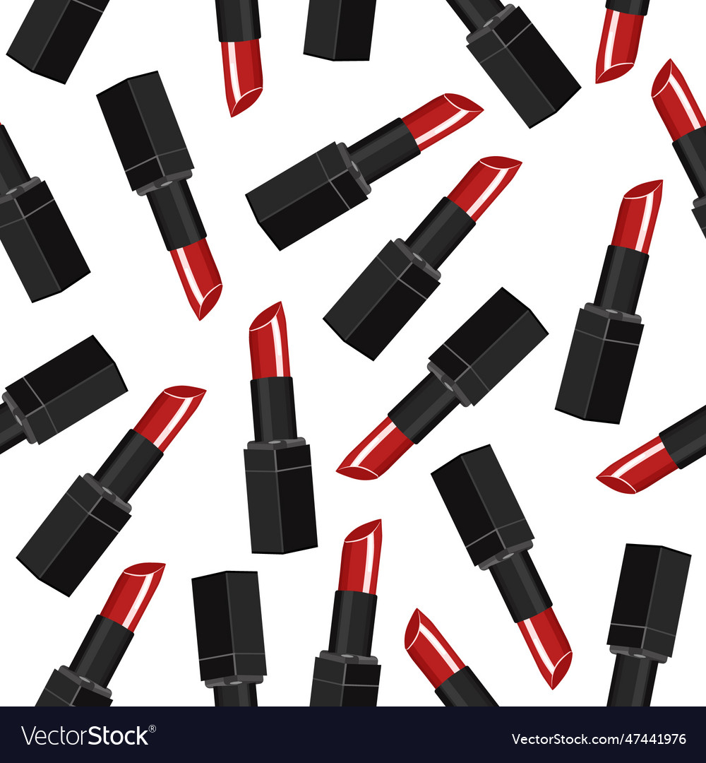 Lipstick pattern Royalty Free Vector Image - VectorStock
