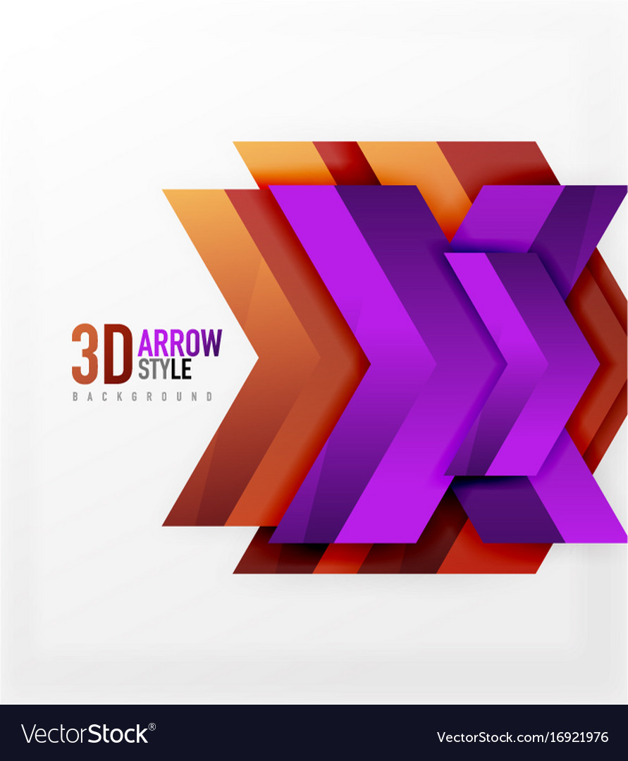 Techno arrow background Royalty Free Vector Image