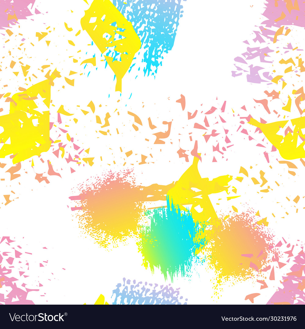 Worn texture splatter surface paint endless Vector Image