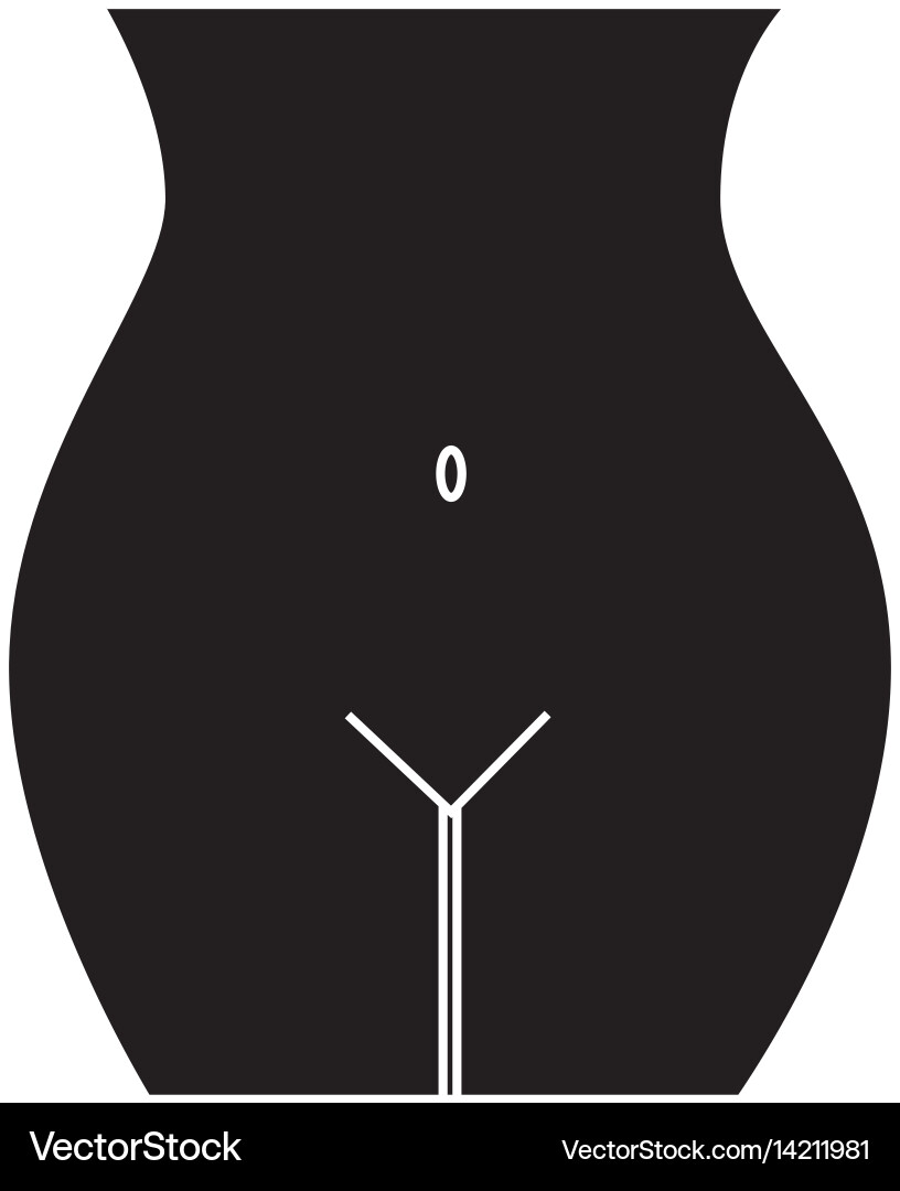 Body woman figure icon Royalty Free Vector Image