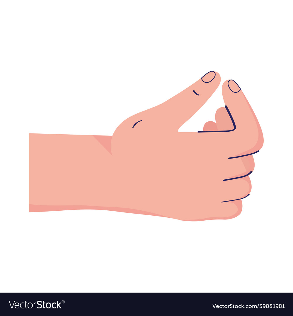 Hands human taking Royalty Free Vector Image - VectorStock