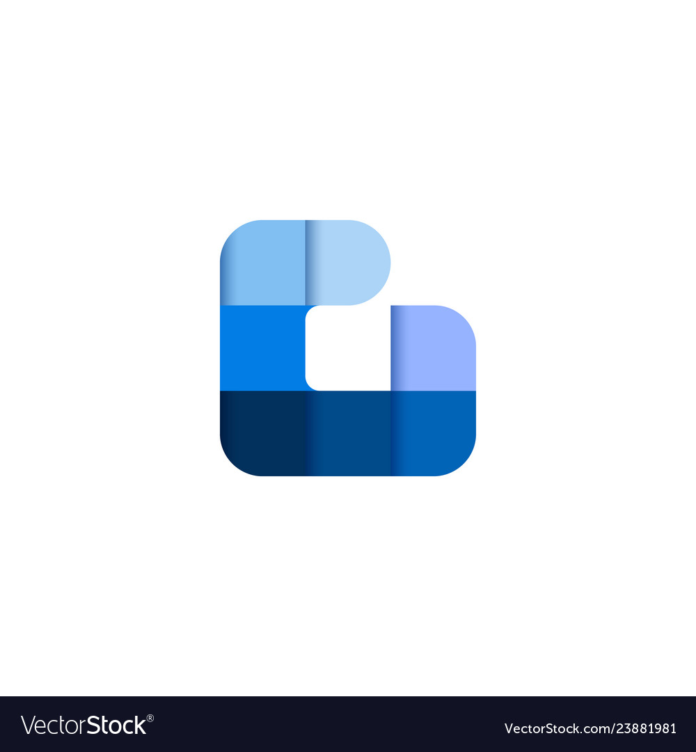 Initial letter g square pixel logo design Vector Image Initial letter g square pixel logo design Vector Image