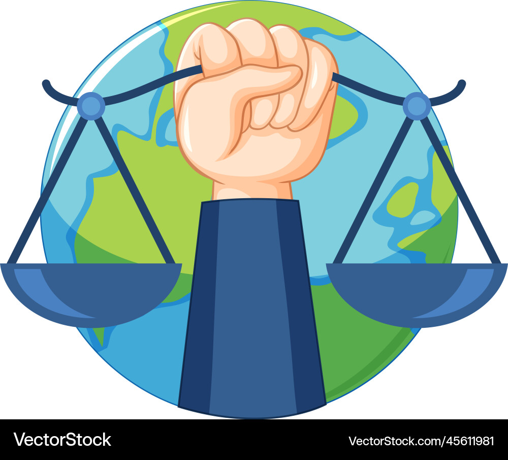 Legal justice balance scale icon Royalty Free Vector Image