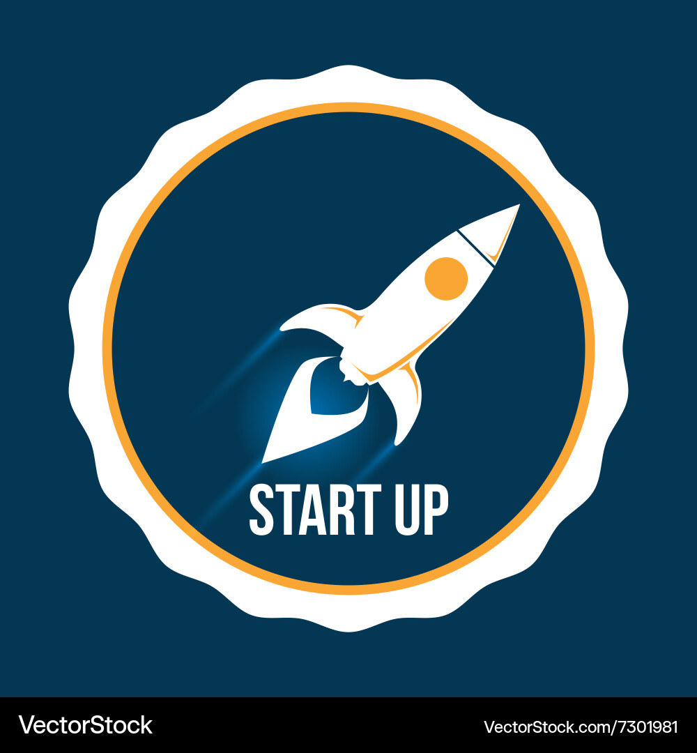 Start up design Royalty Free Vector Image - VectorStock