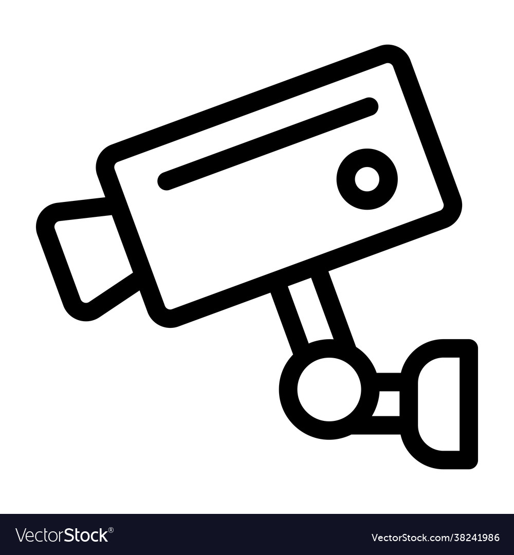 Cctv camera Royalty Free Vector Image - VectorStock