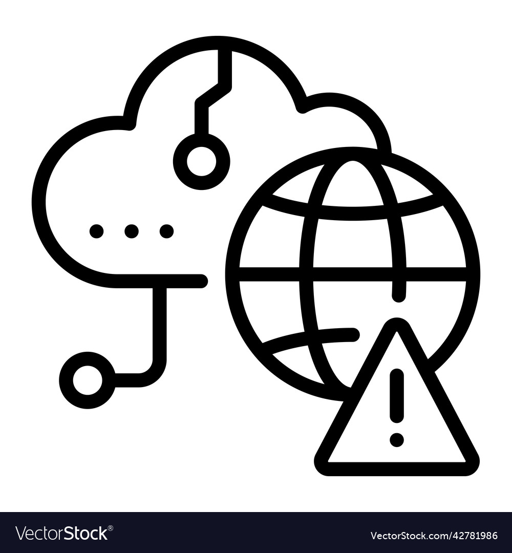 Cloud network Royalty Free Vector Image - VectorStock