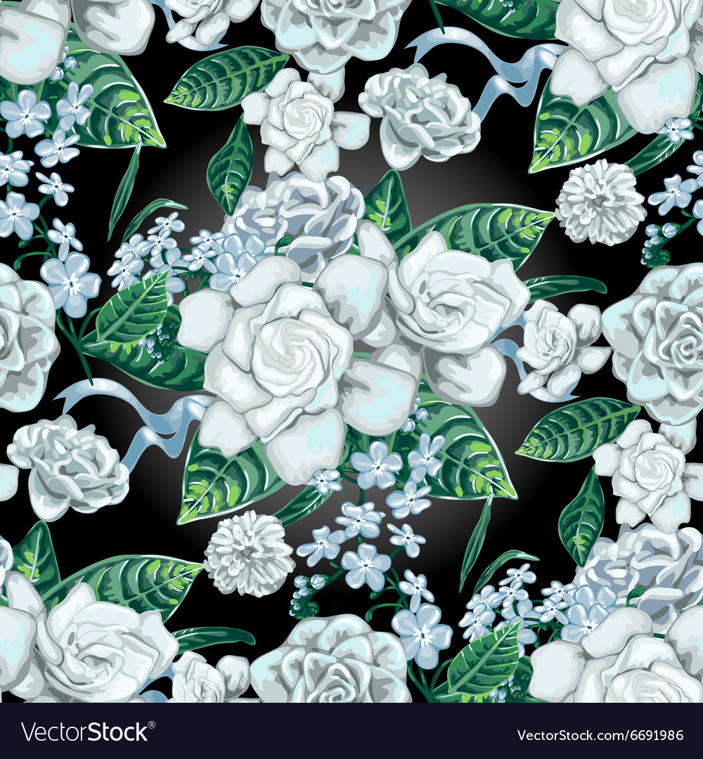 Floral seamless pattern Royalty Free Vector Image
