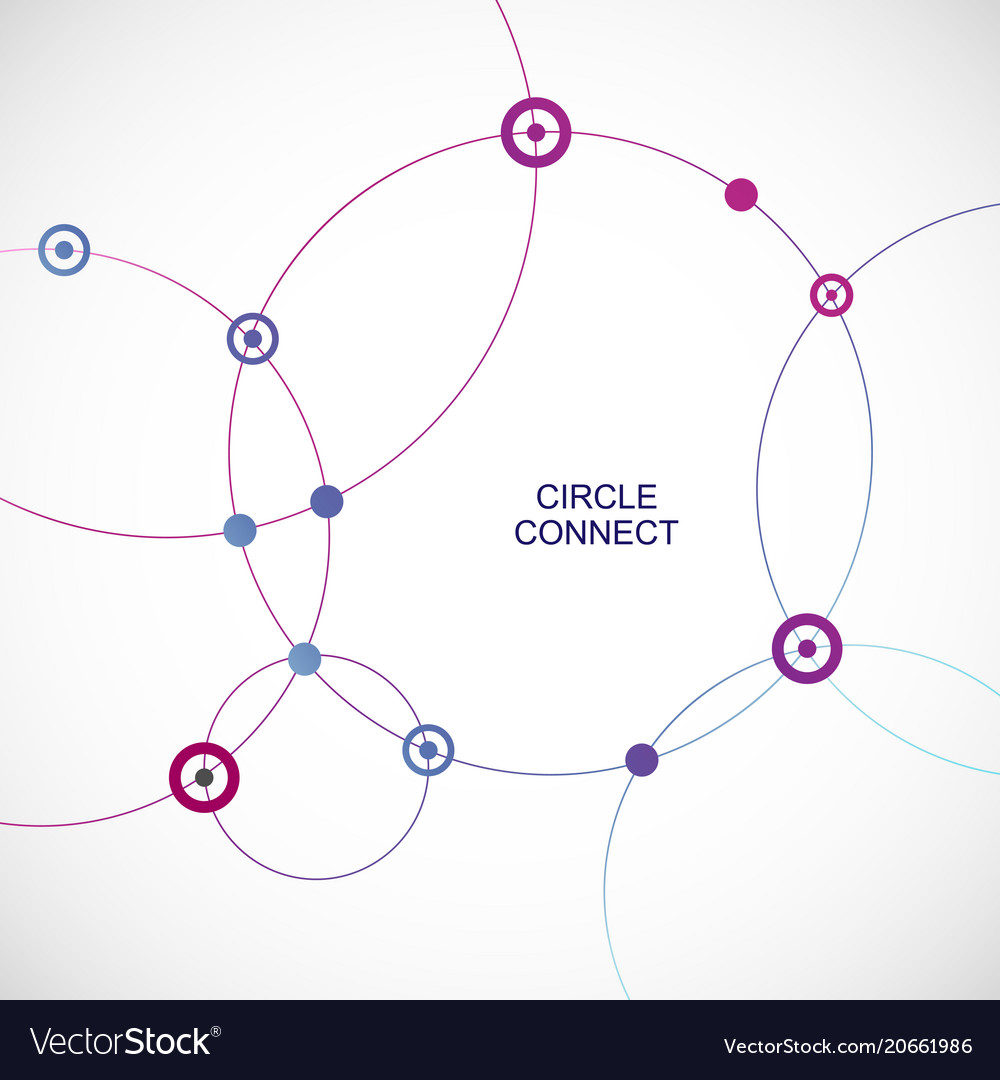 Network template digital background Royalty Free Vector