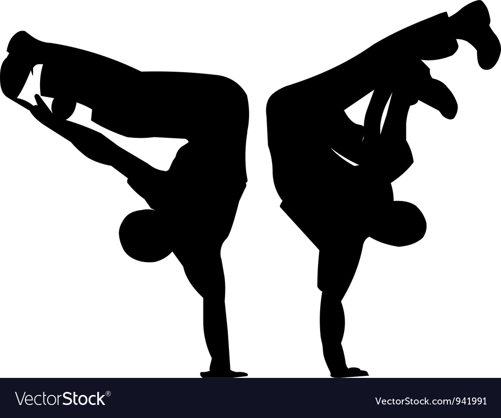Break dancing Royalty Free Vector Image - VectorStock