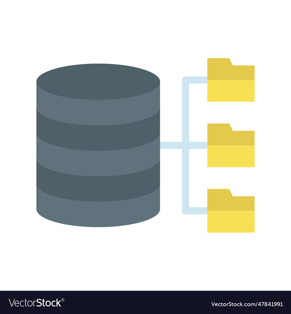 Database icon image Royalty Free Vector Image - VectorStock