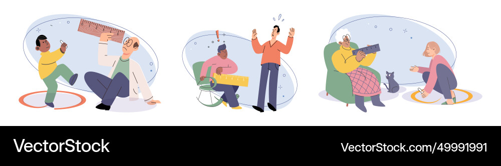 Introvert each individual has unique personality Vector Image