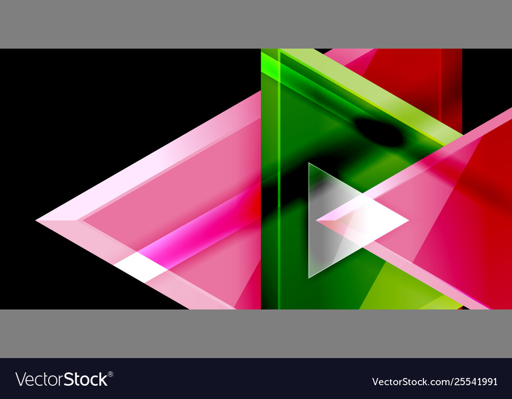 Triangle abstract background Royalty Free Vector Image
