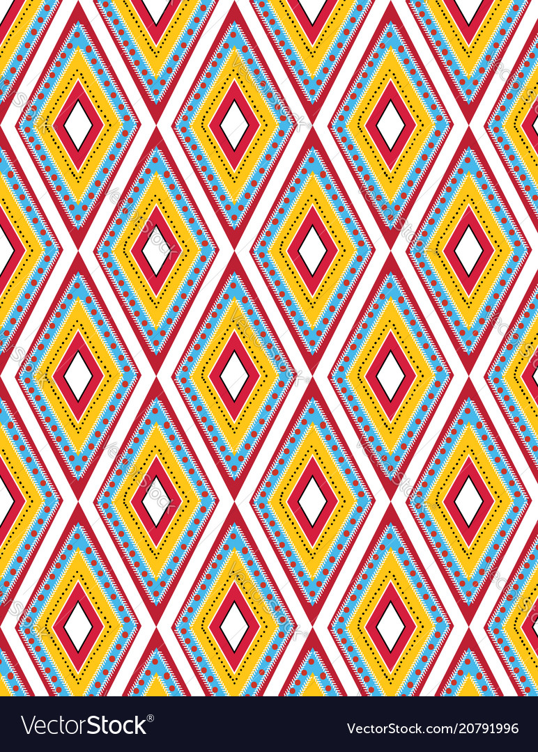Aztec geometric pattern Royalty Free Vector Image