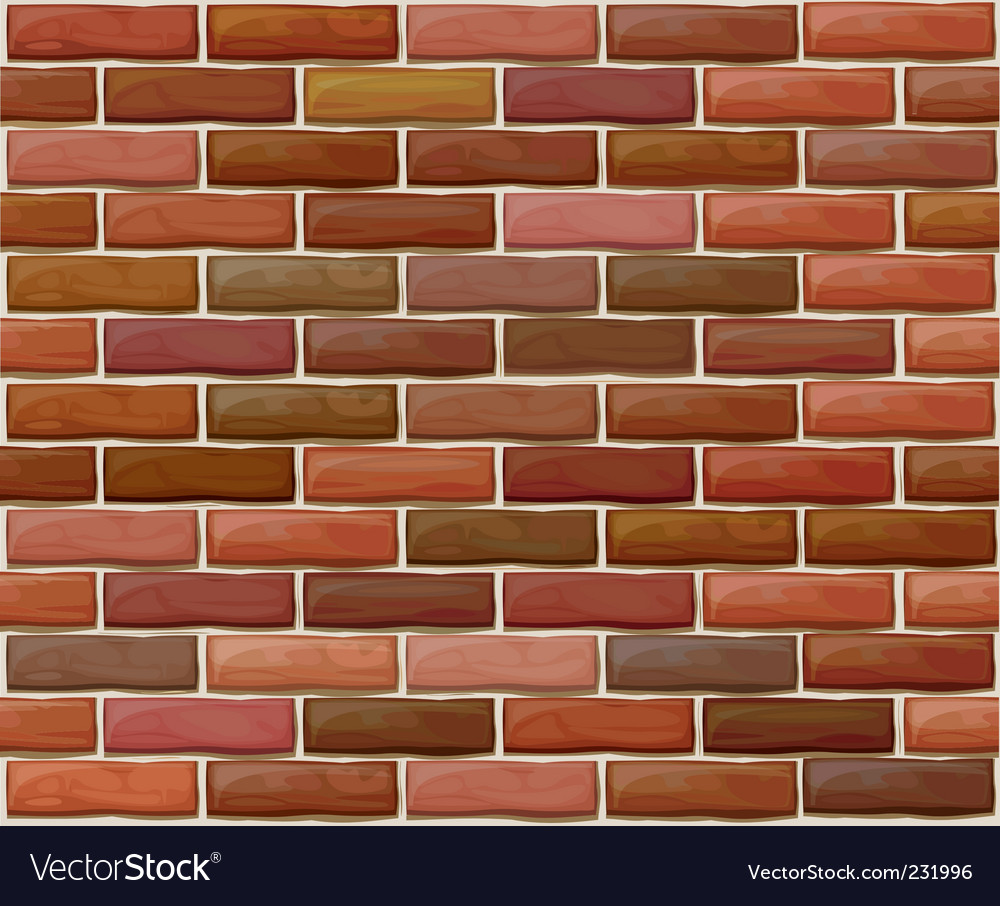 Brick wall pattern Royalty Free Vector Image - VectorStock