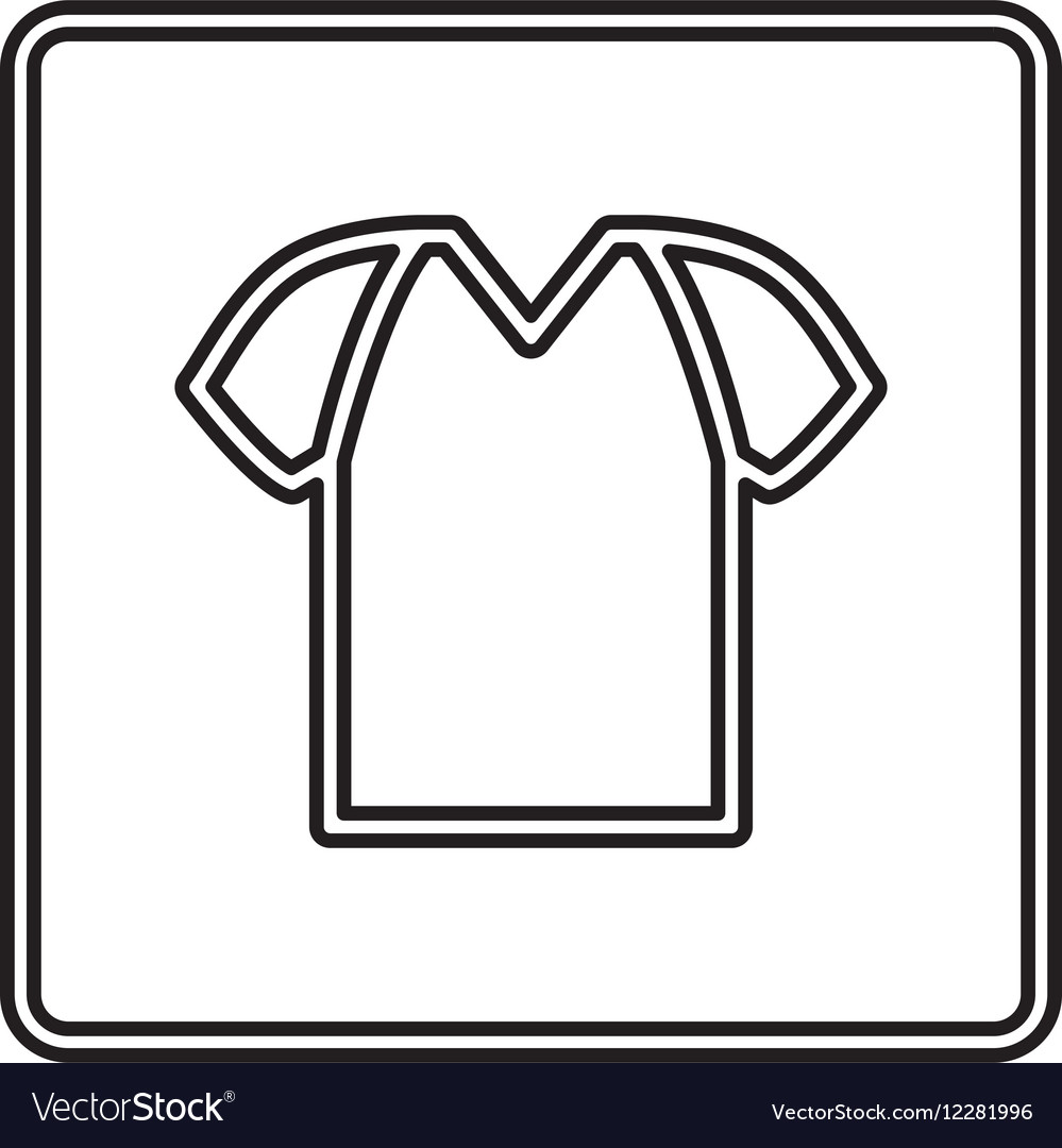 Tshirt basic wear Royalty Free Vector Image - VectorStock