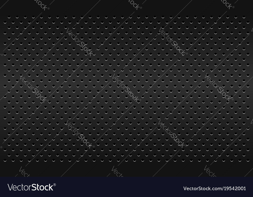 Dotted dark material texture background Royalty Free Vector