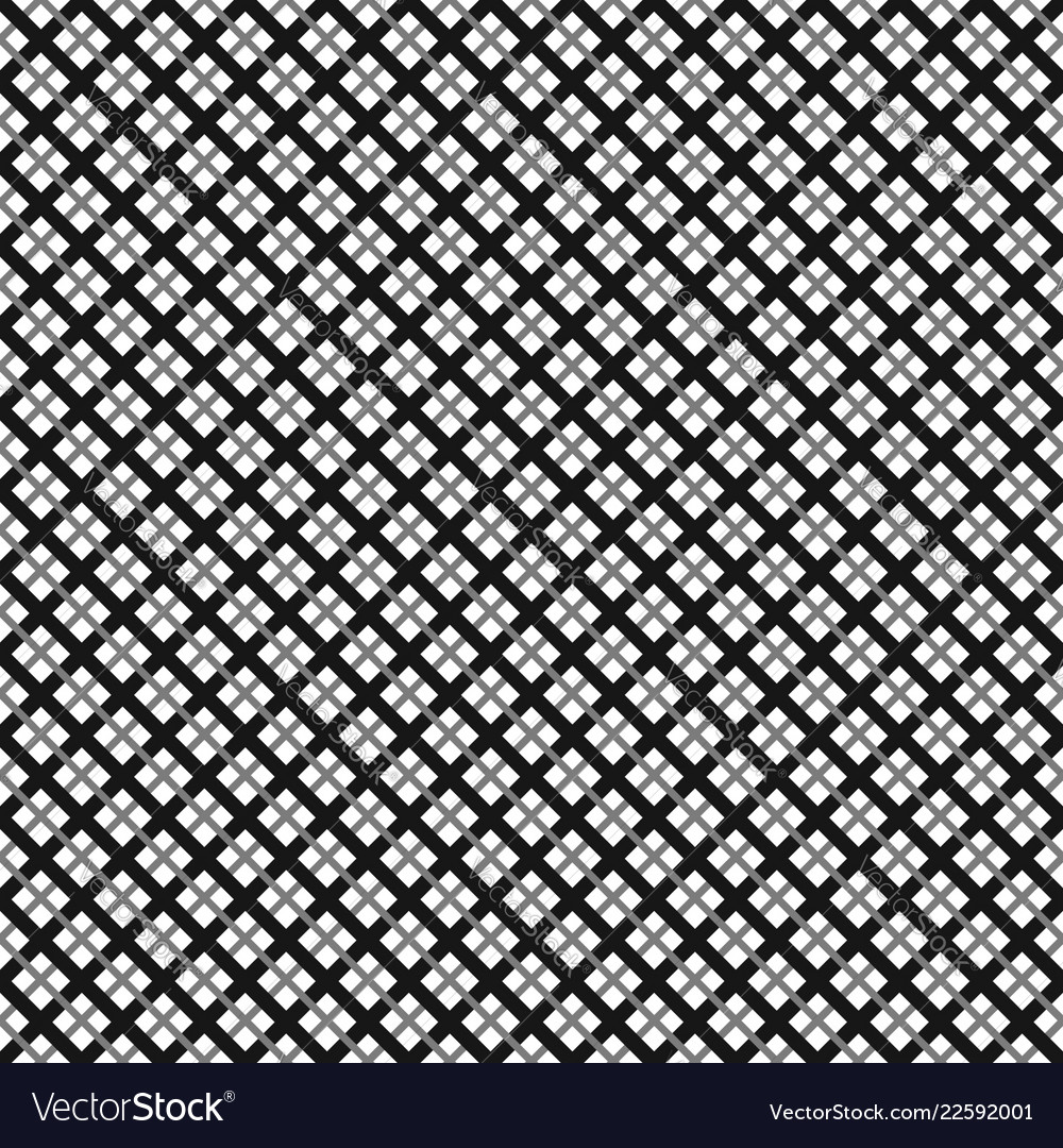 Grid Mesh Pattern With Interlacing Lines Cross X Vector Image