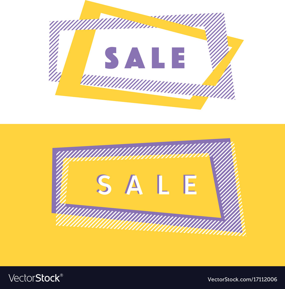 Abstract simple geometry header Royalty Free Vector Image