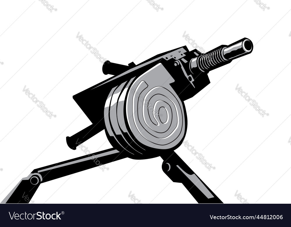 Ags-17 plamya automatic grenade launcher Vector Image