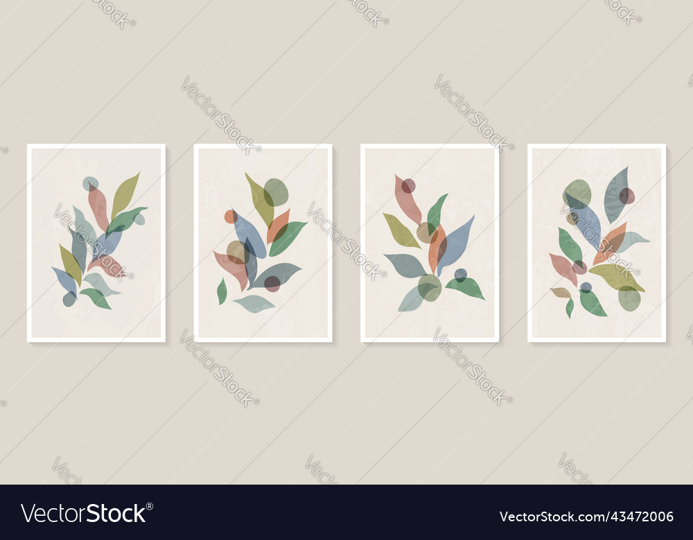 Creative minimalist abstract art background Vector Image