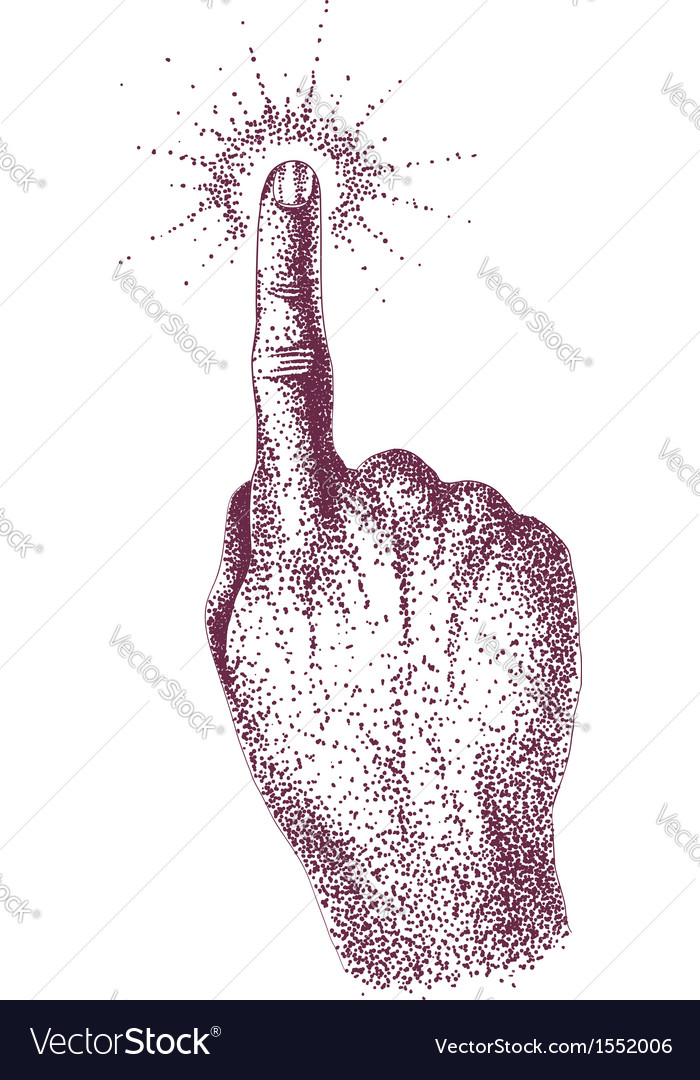 Finger Royalty Free Vector Image - VectorStock
