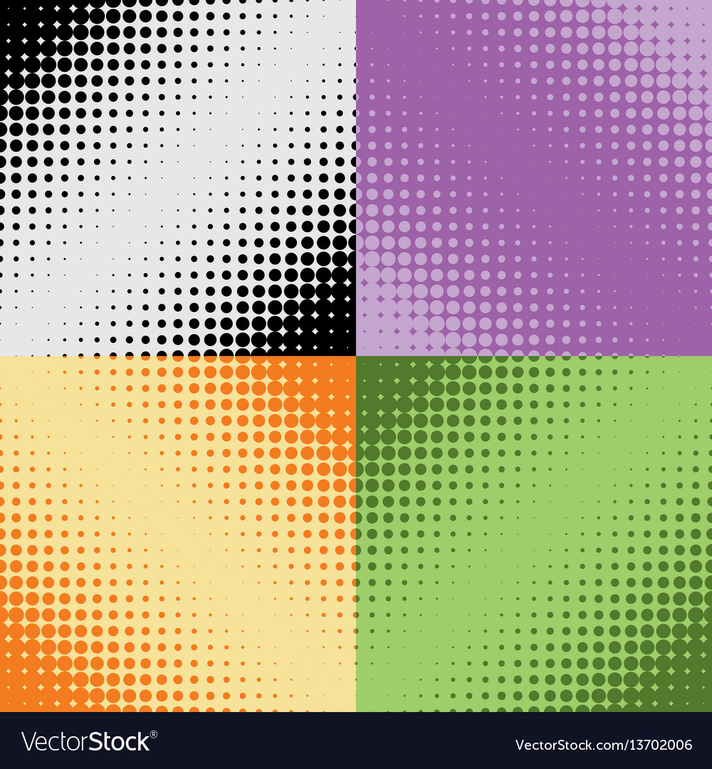 Halftone texture seamless pattern raster effects Vector Image