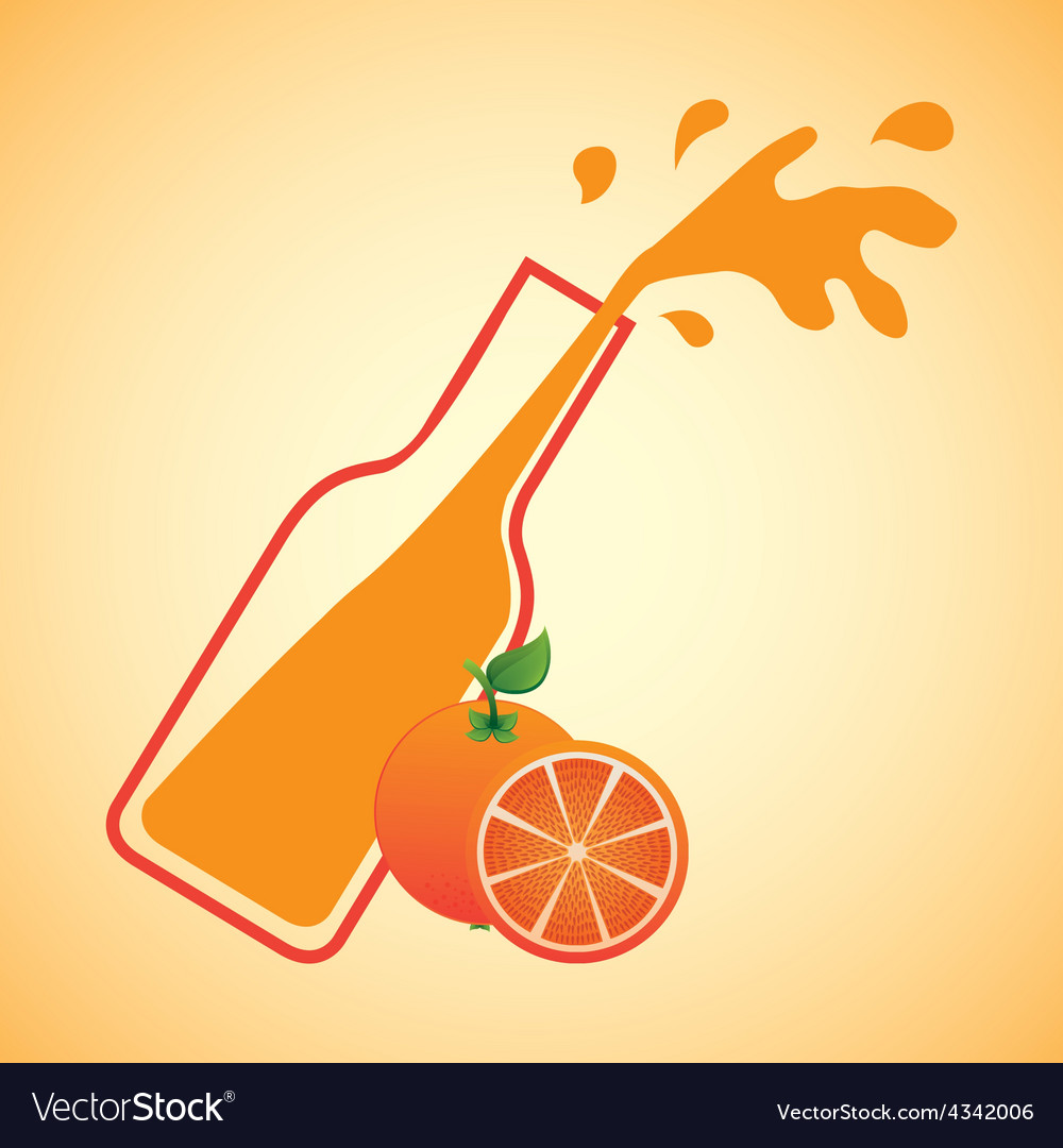 Juice fruit Royalty Free Vector Image - VectorStock