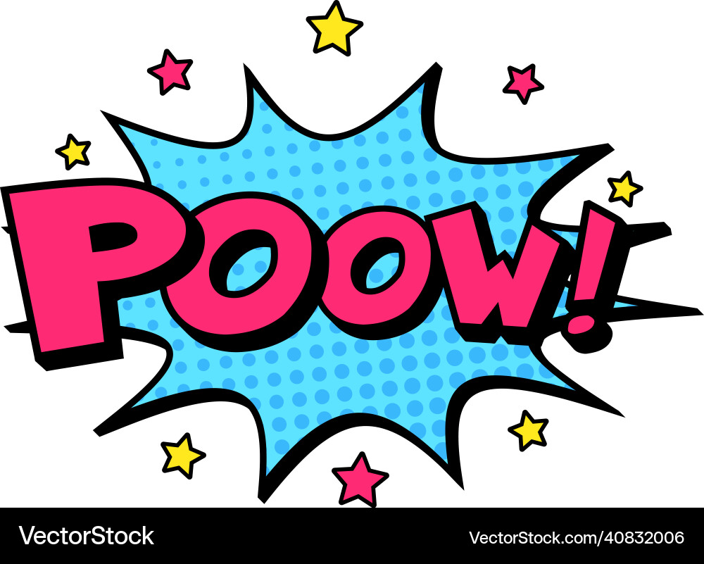 Poow cloud sound for design page magazine Vector Image