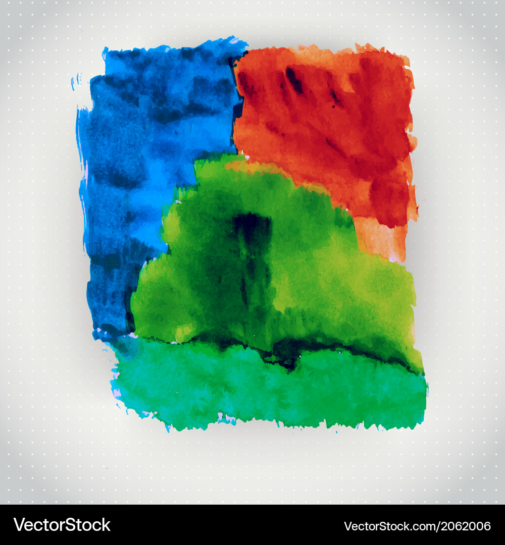 Watercolor texture grunge paper template wet Vector Image