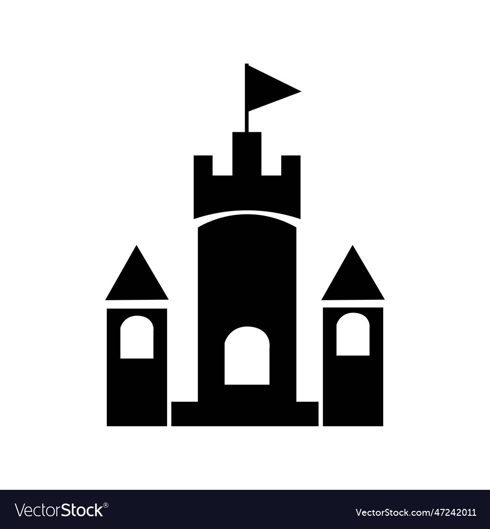 Castle logo Royalty Free Vector Image - VectorStock