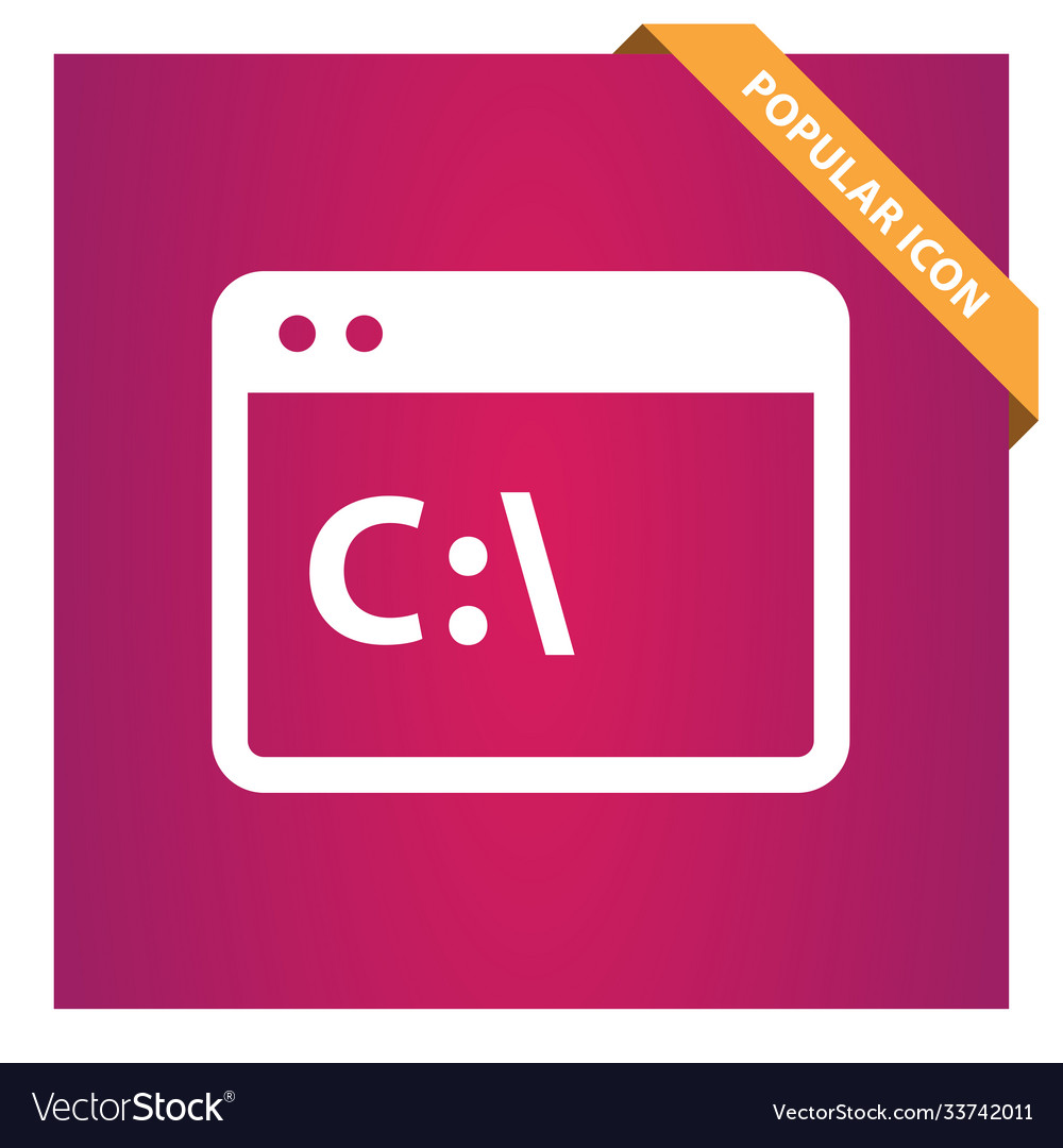 Command line icon Royalty Free Vector Image - VectorStock Command line icon Royalty Free Vector Image - VectorStock