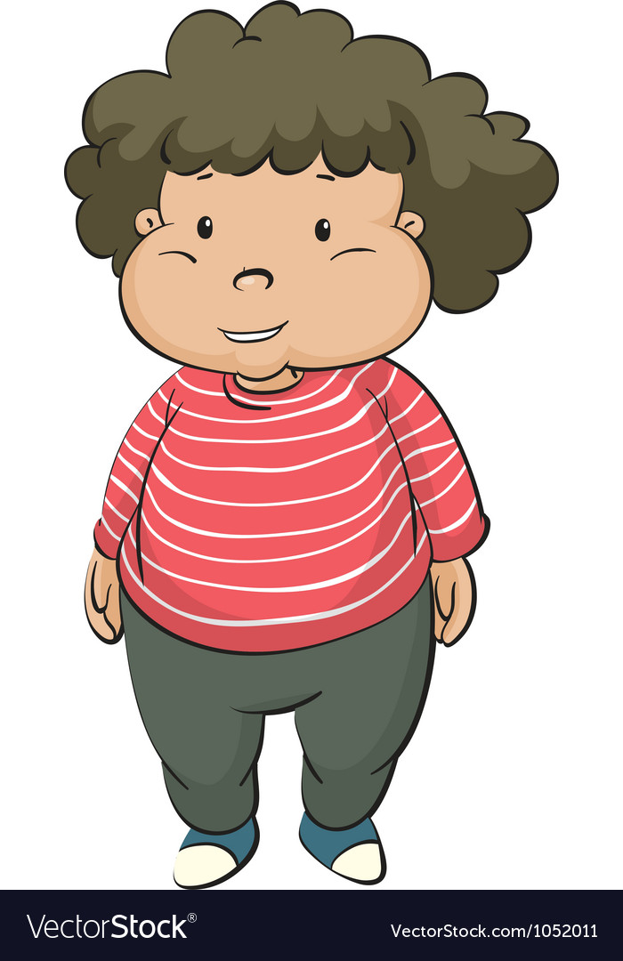 Fat boy Royalty Free Vector Image - VectorStock