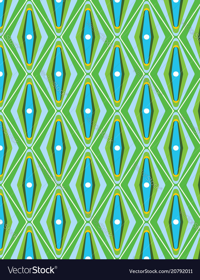 Green geometric pattern Royalty Free Vector Image