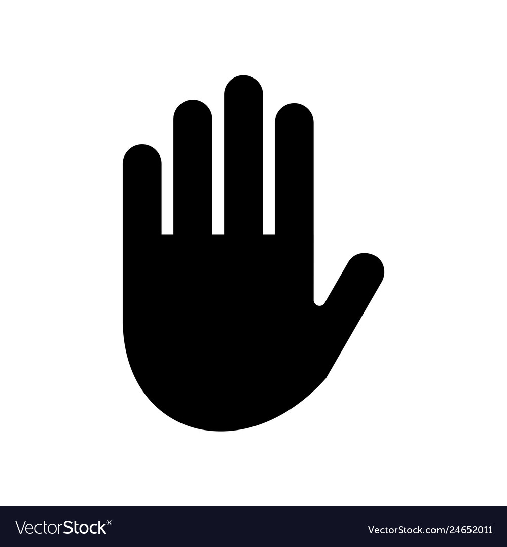 Hand icon Royalty Free Vector Image - VectorStock