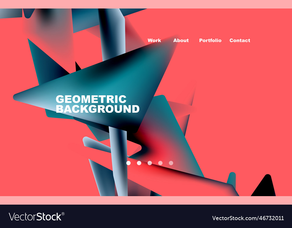 Shards shape composition abstract background web Vector Image