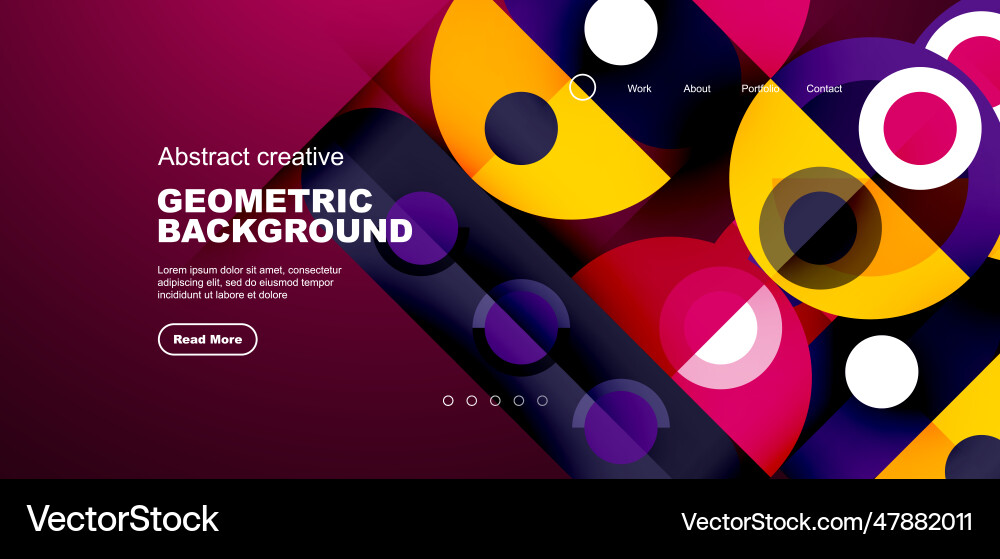 Simple circles and round elements pattern Vector Image