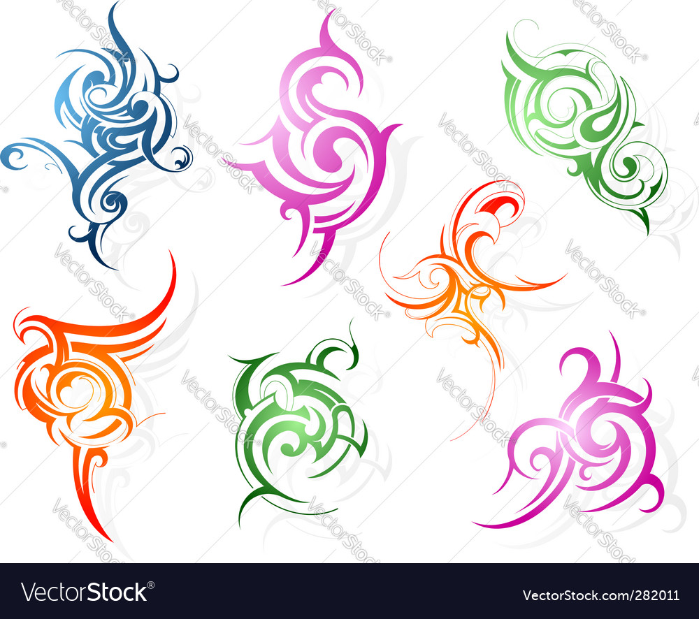 Swirl design elements Royalty Free Vector Image