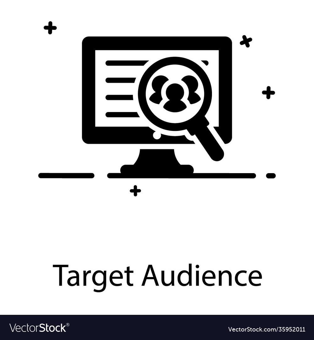 Target audience Royalty Free Vector Image - VectorStock