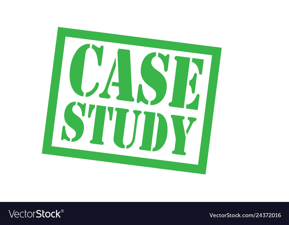 Case study stamp on white Royalty Free Vector Image