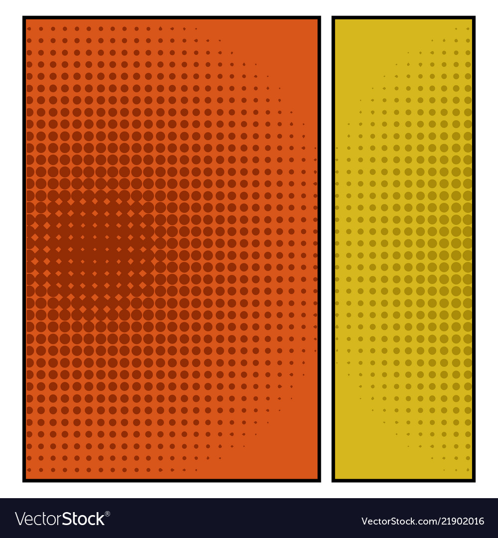 Empty colored comic page Royalty Free Vector Image