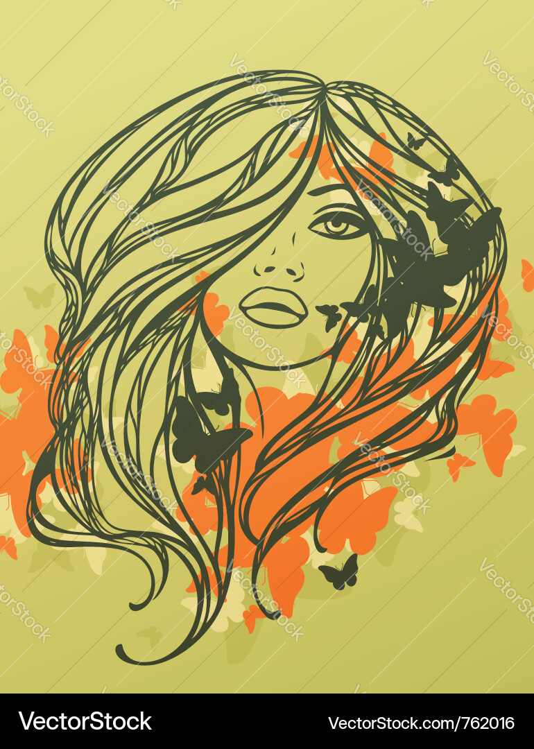 Fashion girl Royalty Free Vector Image - VectorStock