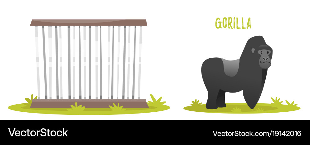 Gorilla Royalty Free Vector Image - VectorStock