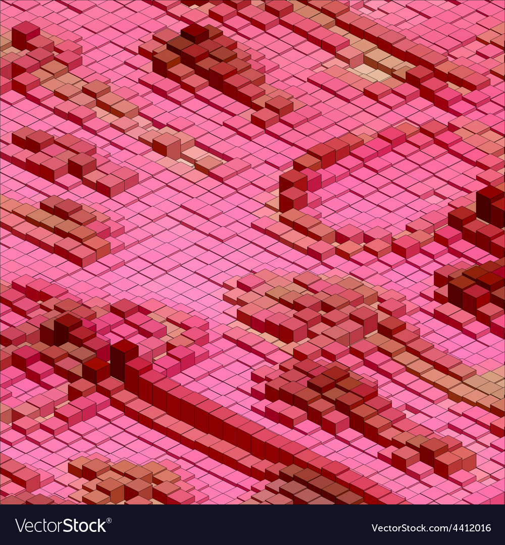 Infographic isometric graph Royalty Free Vector Image