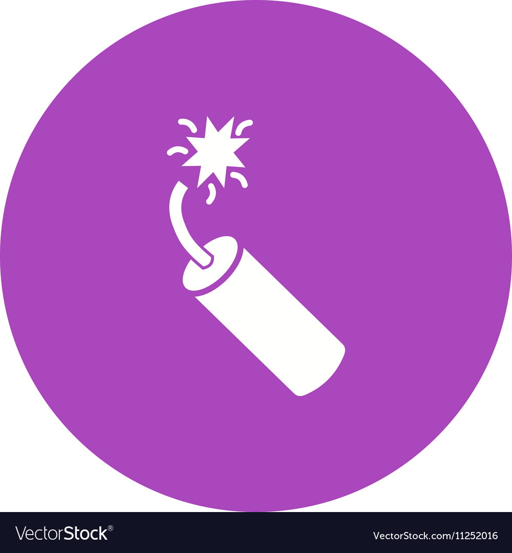 Single dynamite Royalty Free Vector Image - VectorStock