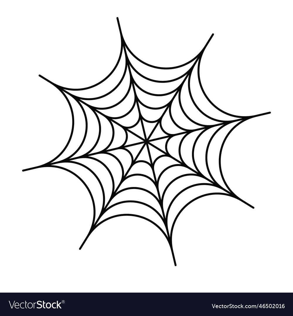 Spiderweb halloween spiderweb Royalty Free Vector Image