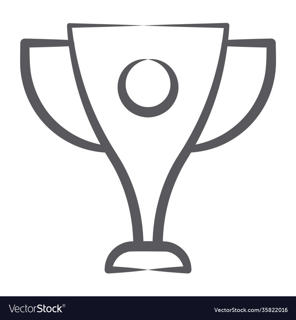 Success trophy Royalty Free Vector Image - VectorStock