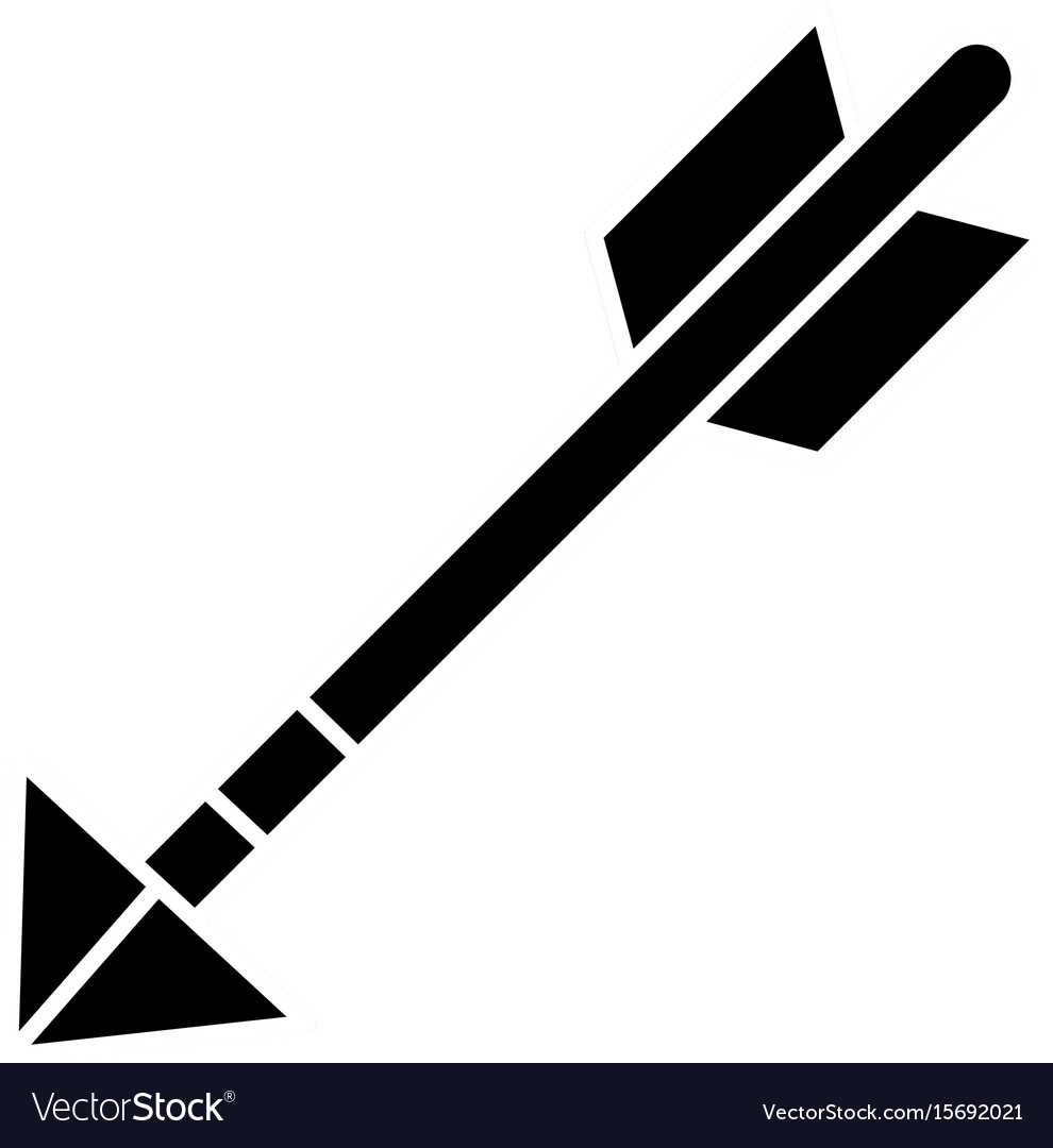 Arrow icon image Royalty Free Vector Image - VectorStock