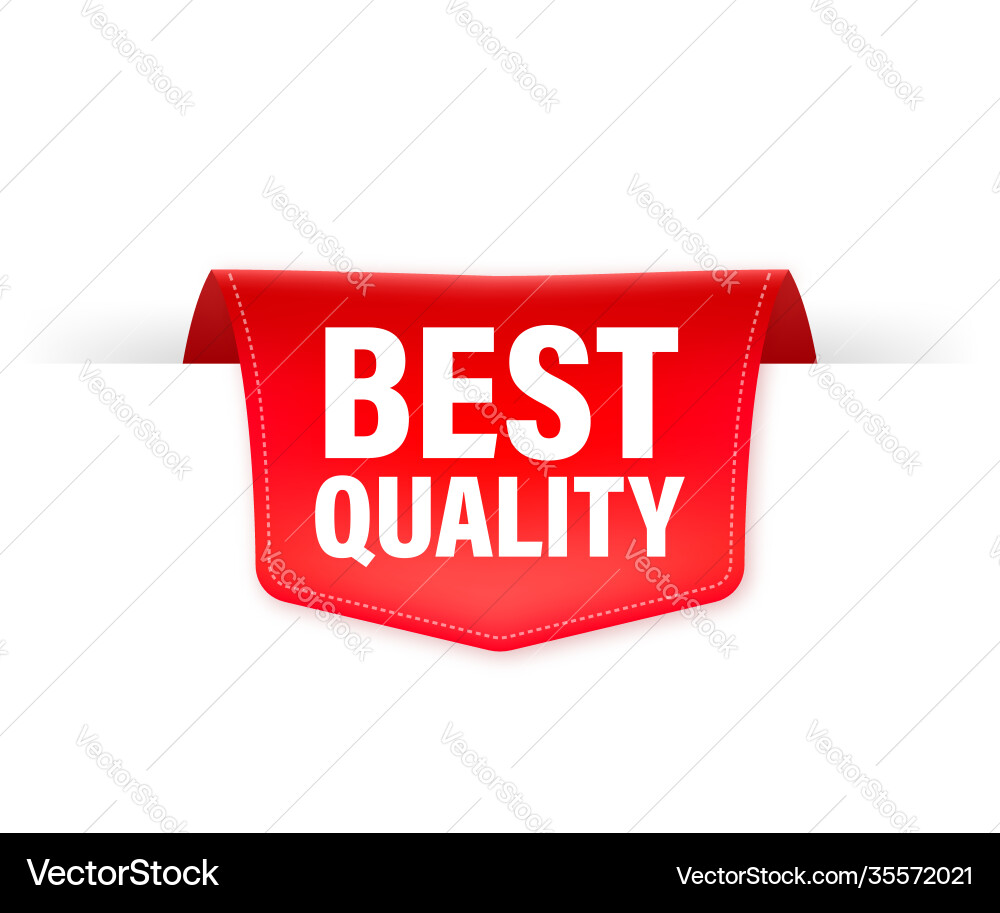 Best quality red ribbon great design for any Vector Image